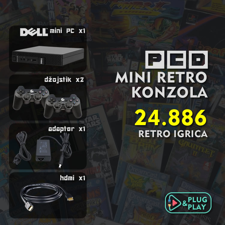 PCD mini konzola sa 24.886 retro igrica - Retro igrice za sve od 7 do ...